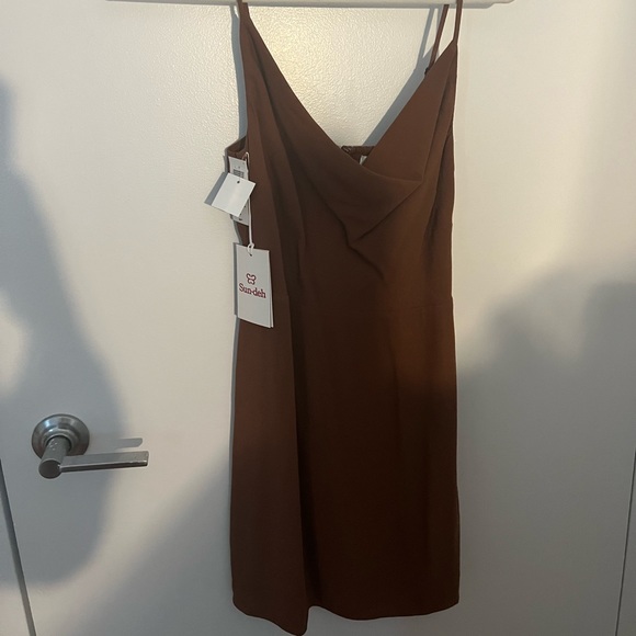 Aritzia | Dresses | Aritzia Sundeh Brown Spencer Dress | Poshmark